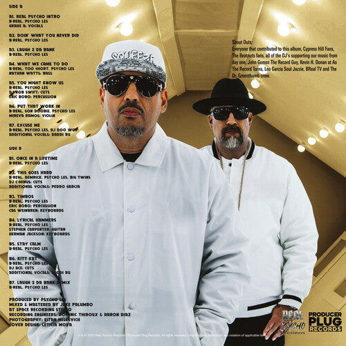 B-Real & Psycho Les- Real Psycho - Deluxe Limited Edition - Clear with ...
