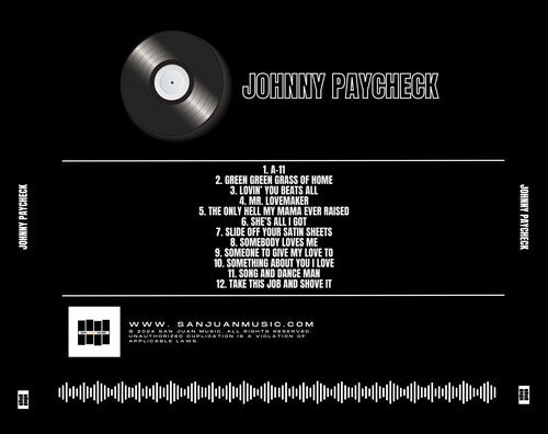 Johnny Paycheck- Johnny Paycheck's Collection of Hits – Darkside Records