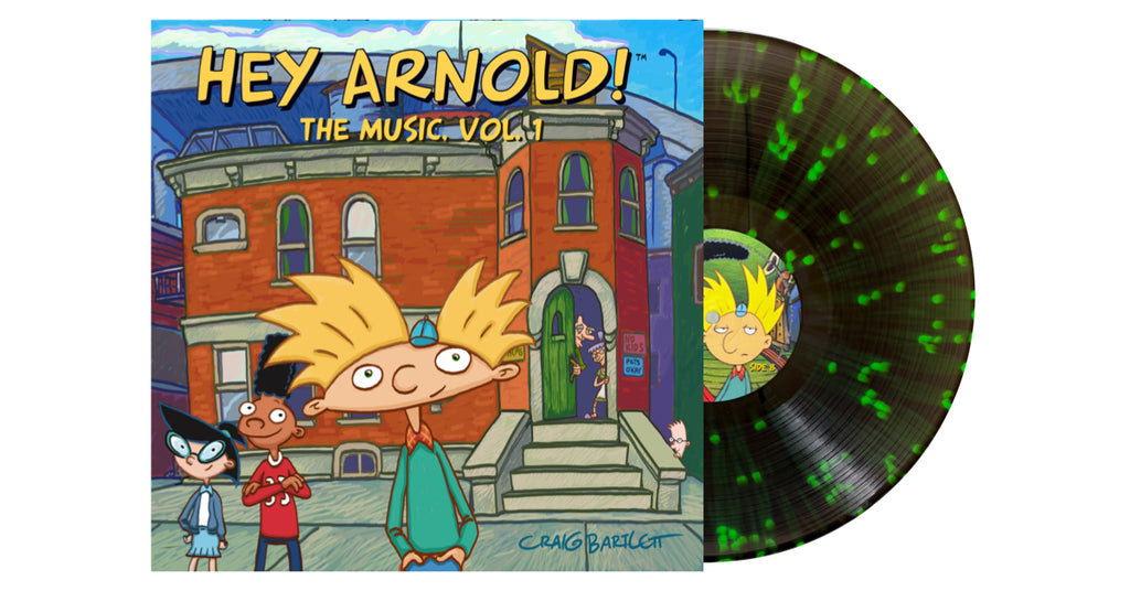 Hey Arnold! The Music Vol. 1 (Black Ice with Neon Green Splatter Vinyl ...