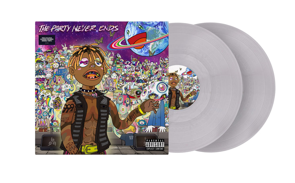 Juice Wrld- The Party Never Ends [Metallic Glacier 2 LP] (Indie Exclus ...