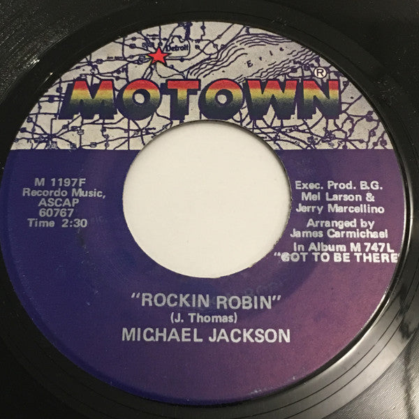 Michael Jackson- Rockin' Robin/Love Is Her And Now You're Gone (Motown ...