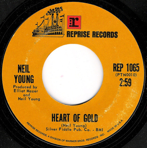 Neil Young- Heart Of Gold/Sugar Mountain (Light Surface Wear Side A ...