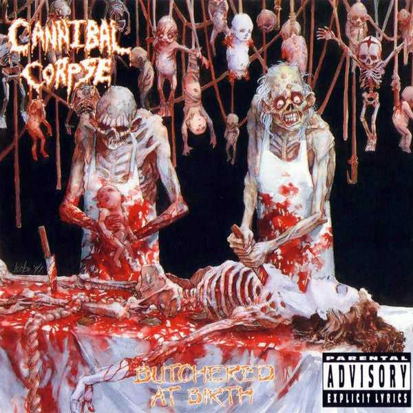 Cannibal Corpse- Butchered At Birth (Reissue W/ OG Logo) – Darkside Records