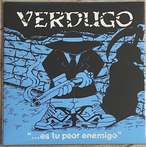 Verdugo- Es Tu Peor Enemigo (White/Black/Blue TriStripe) – Darkside Records