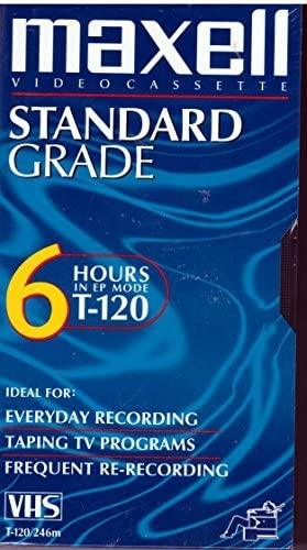 Maxell T-120 6 Hour Blank VHS – Darkside Records